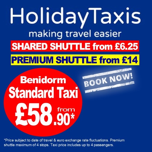Benidorm Transfers from £6.55 Alicante Airport Transfers by Shuttle ...